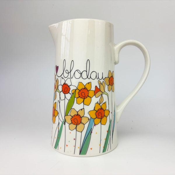 Blodau Welsh flower jug | Welsh Gifts | Adra