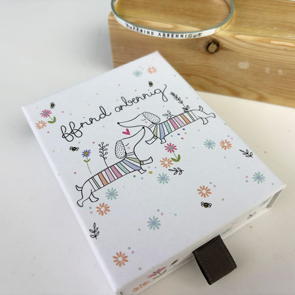 Ffrind arbennig Bangle | Handmade Jewellery by Belly Button Designs | Adra