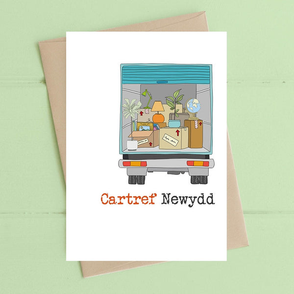 Welsh New home Card | Welsh greeting cards | Adra