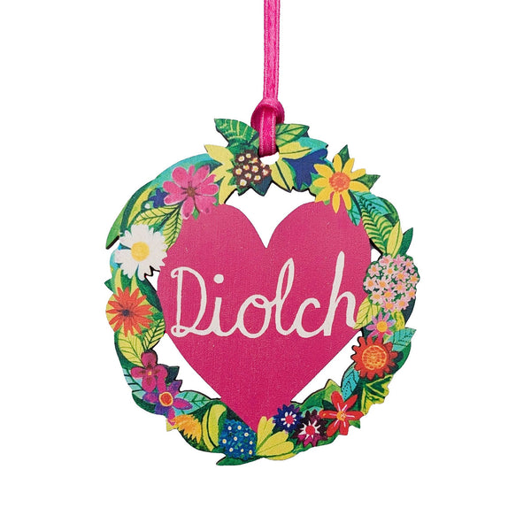 Diolch yn fawr Welsh Decoration | Welsh thank you gifts | Adra