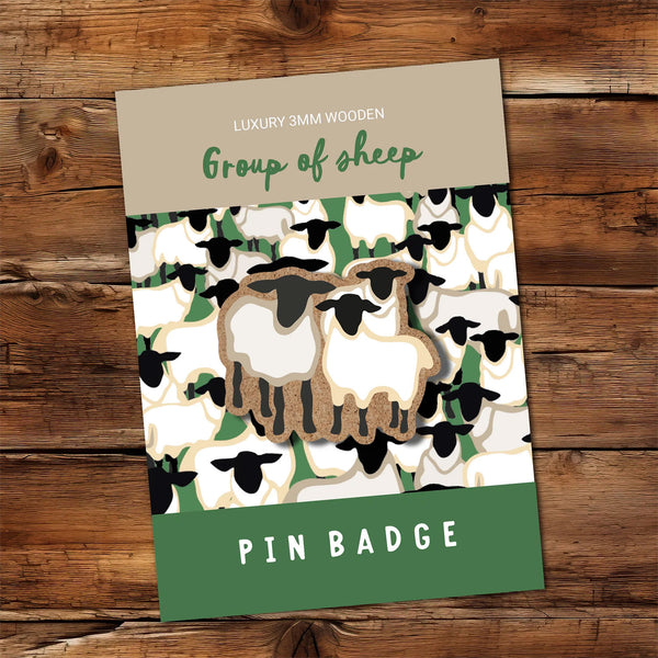 Sheep Pin Badge | Welsh Brooches & Badges | Adra
