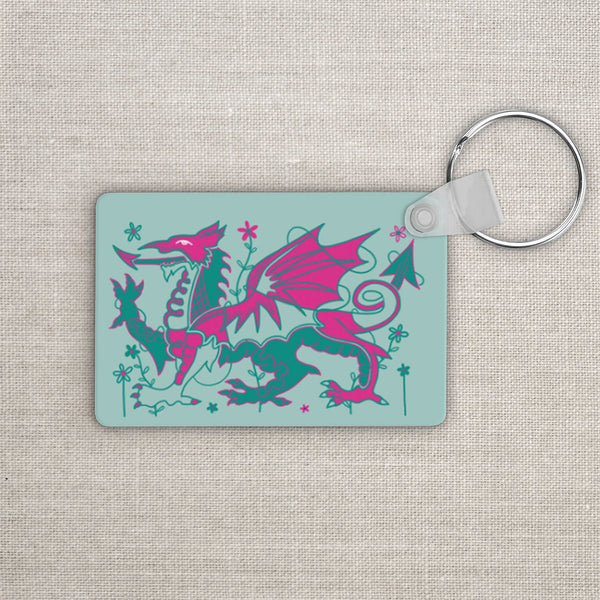 Welsh Dragon keyring | Welsh Gifts | Adra