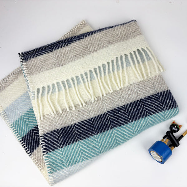 Wool Welsh Baby Blanket | Welsh Baby Gifts | Adra