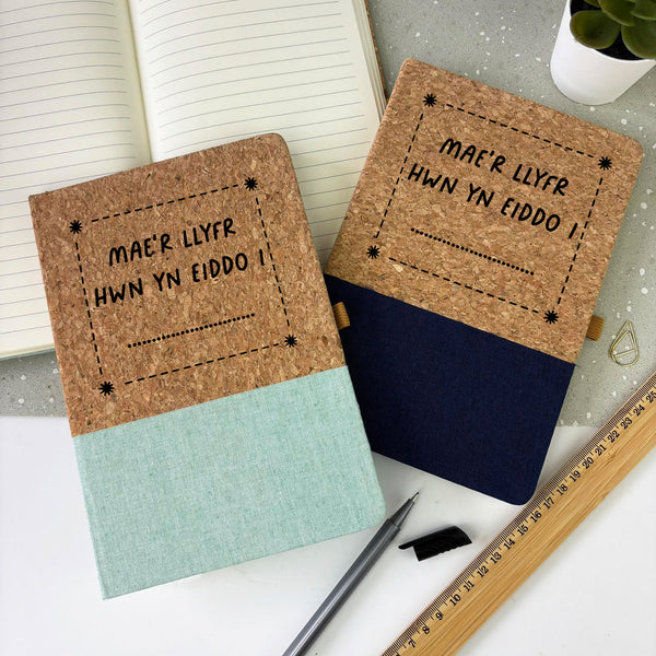 Personalised Notebook | Welsh School Accessories and Gifts | Adra