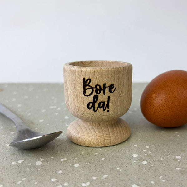Welsh Bore da Egg Cup | Welsh Easter Gifts | Adra