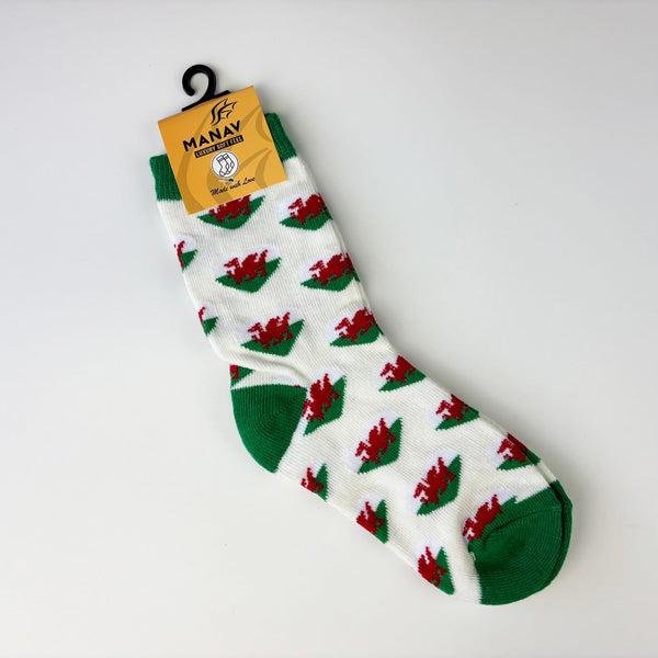 Welsh flag socks | Clothes & Accessories | Adra