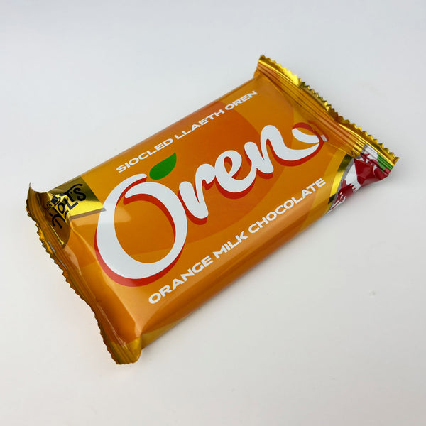 Oren chocolate orange bar | Mr Holt's Welsh chocolate | Adra