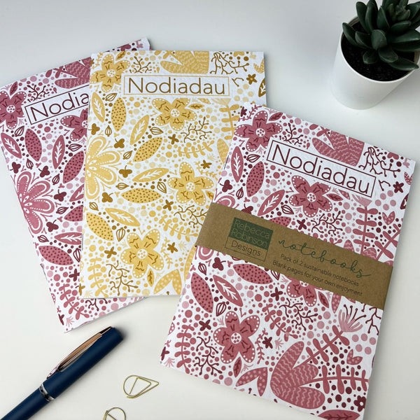 Welsh Notebook set | Welsh Stationery | Adra