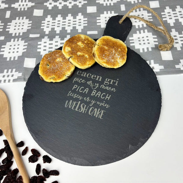 Welsh Cakes Slate Plate | Welsh Kitchen Accessories | Adra