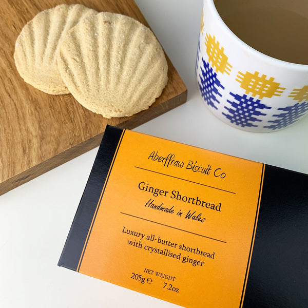 Ginger Shortbread | Aberffraw Welsh Biscuits | Adra