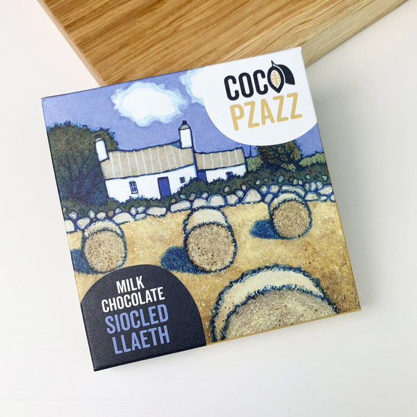 Milk Chocolate Bar | Coco Pzazz Welsh Chocolate | Adra