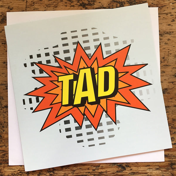 Tad' Dad Card | Welsh Greeting Cards | Adra